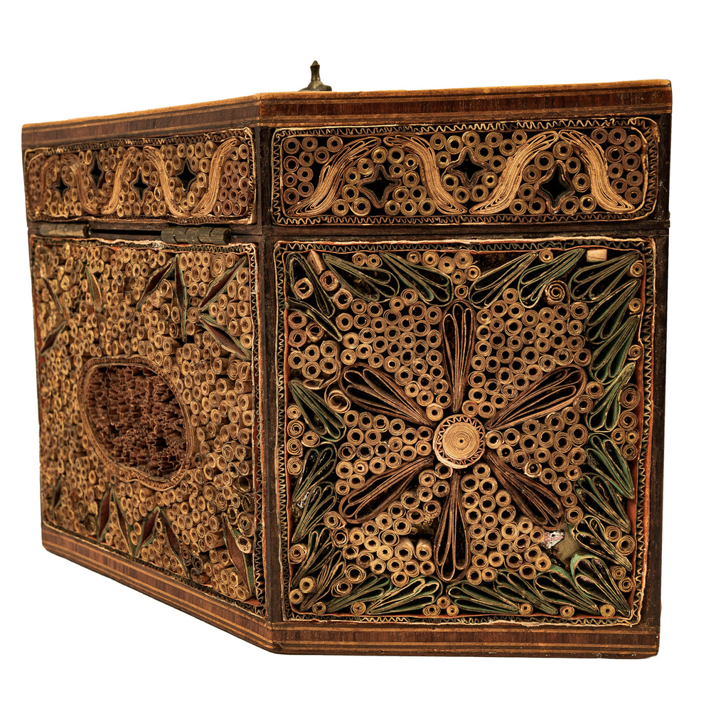 Antique 18th Century Georgian Mahoghany Paper Scroll Work Tea Caddy Bo – BLOOMSBURY FINE ART ...