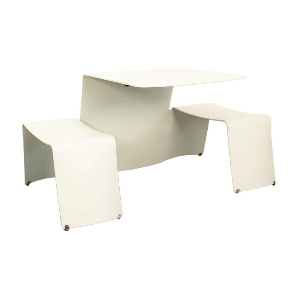 Post Modern Picnik Dining Table Seating by Xavier Lust Dirk Wynants fo ...