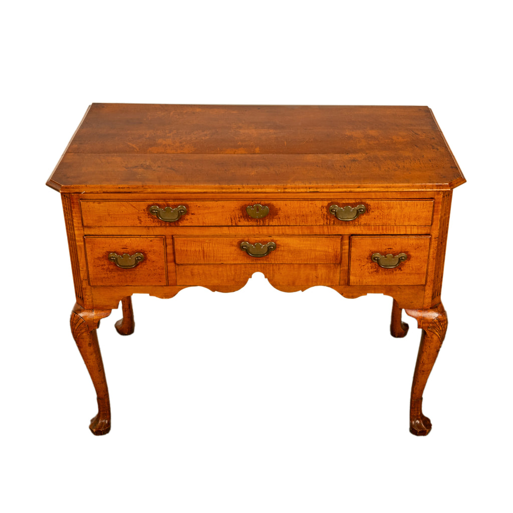 Antique Philadelphia Queen Anne Maple Dressing Table Lowboy Garvan Col ...