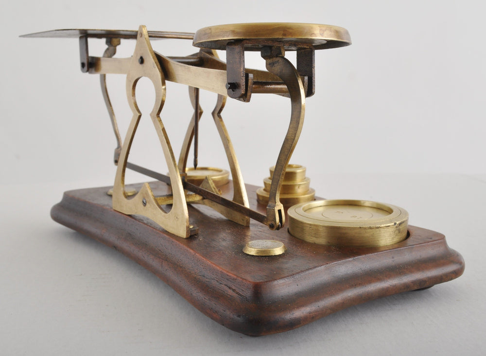 Antique Brass Postal Scale, Circa 1870 – BLOOMSBURY FINE ART & ANTIQUES
