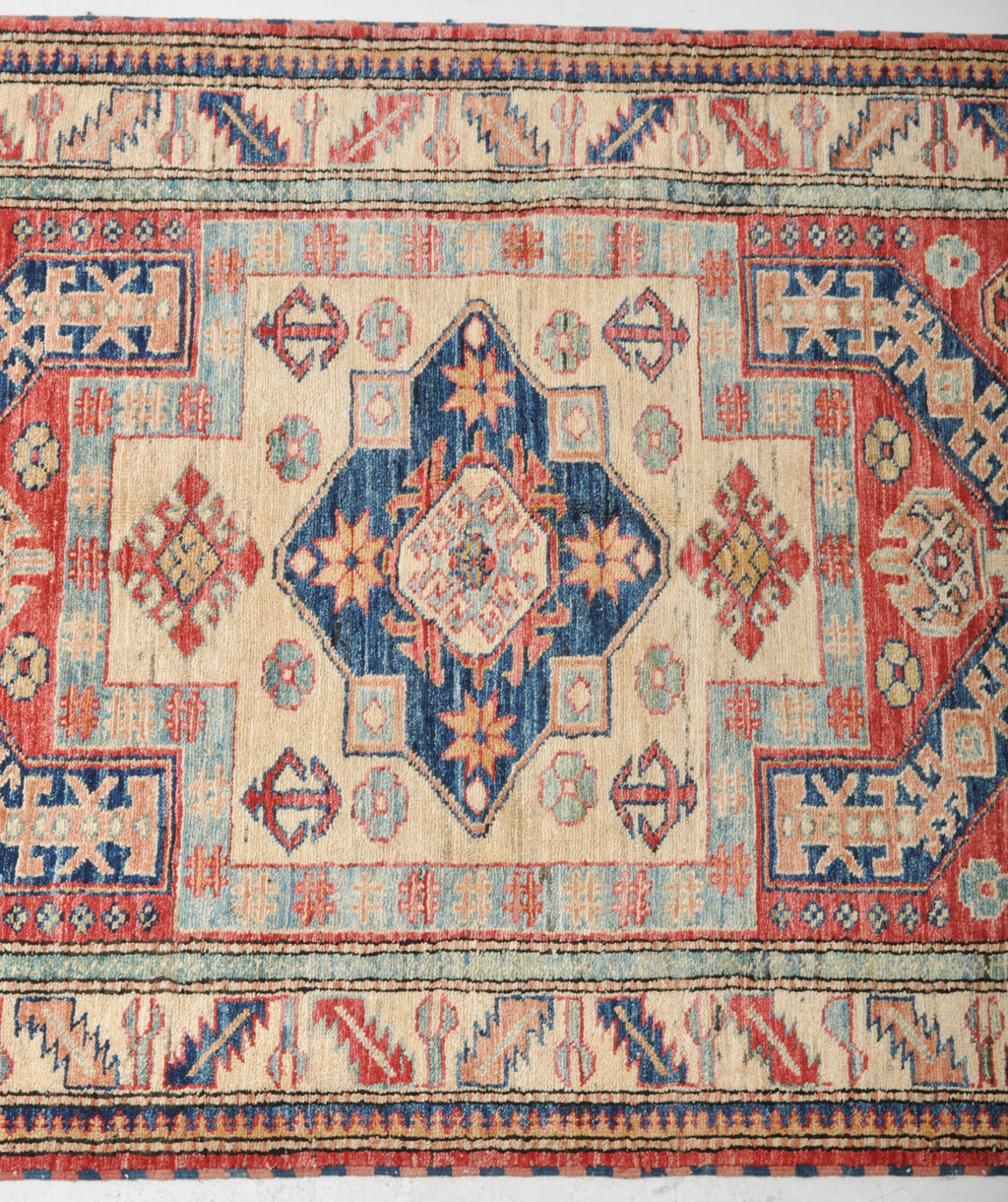 Vegetable Dyed Caucasian Style Kazakh Rug with Shirvan Design ...