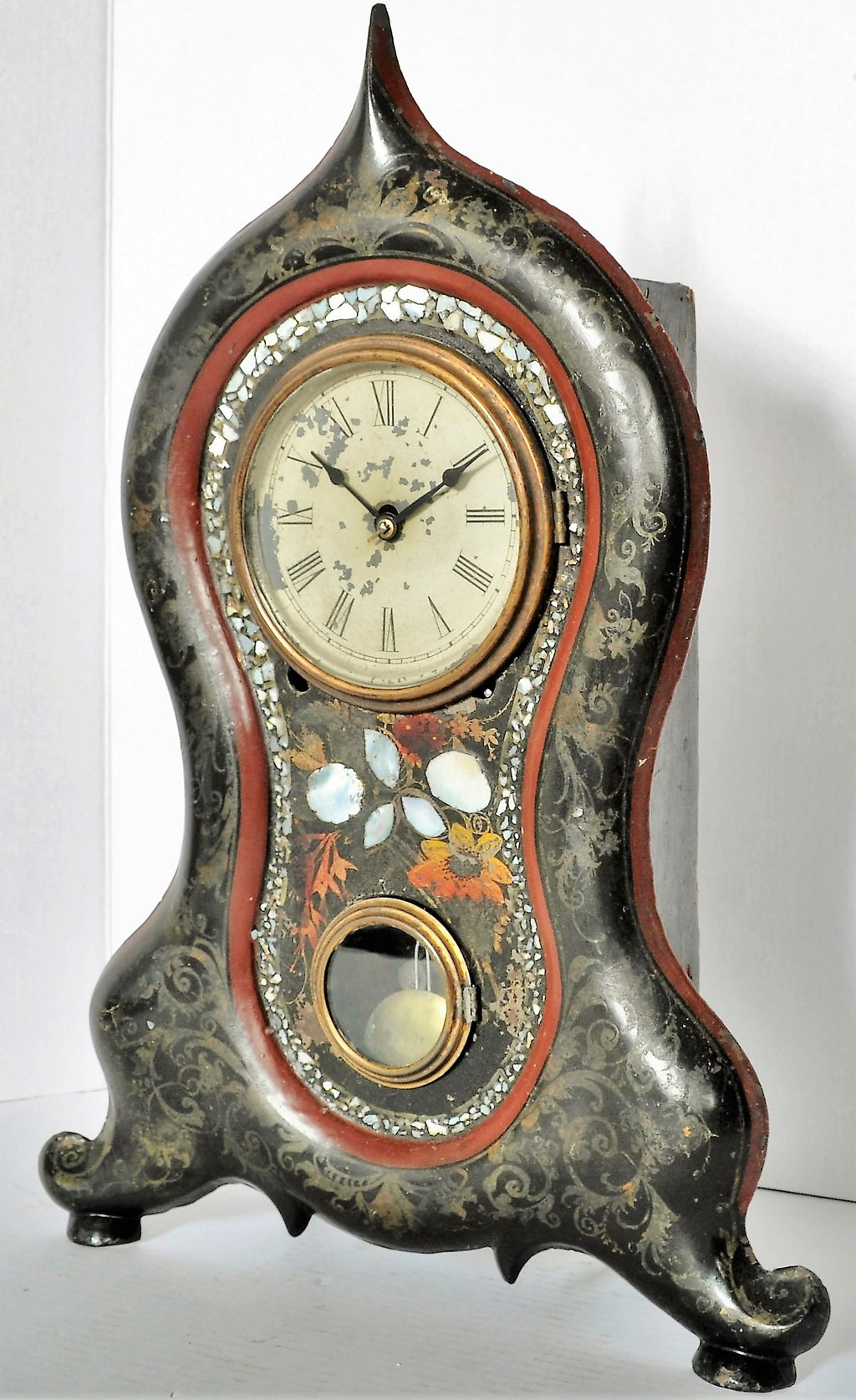 Antique American Empire Period Cast Iron Clock, Circa 1860 – BLOOMSBURY ...